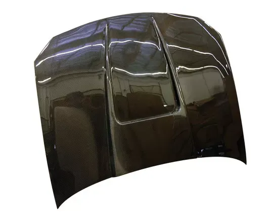 Vis Racing G-Force Black Carbon Fiber Hood Ford Escort ZX2 Vis Racing G-Force Black Carbon Fiber Hood Ford Escort ZX2