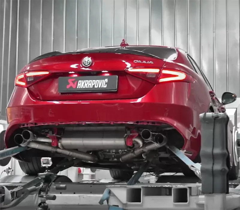 Alfa giulia quadrifoglio exhaust store